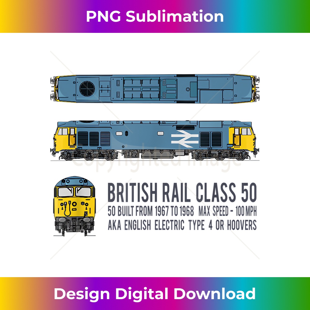 British Rail Class 50 Locomotive Train Diagram - Minimalist | Inspire ...
