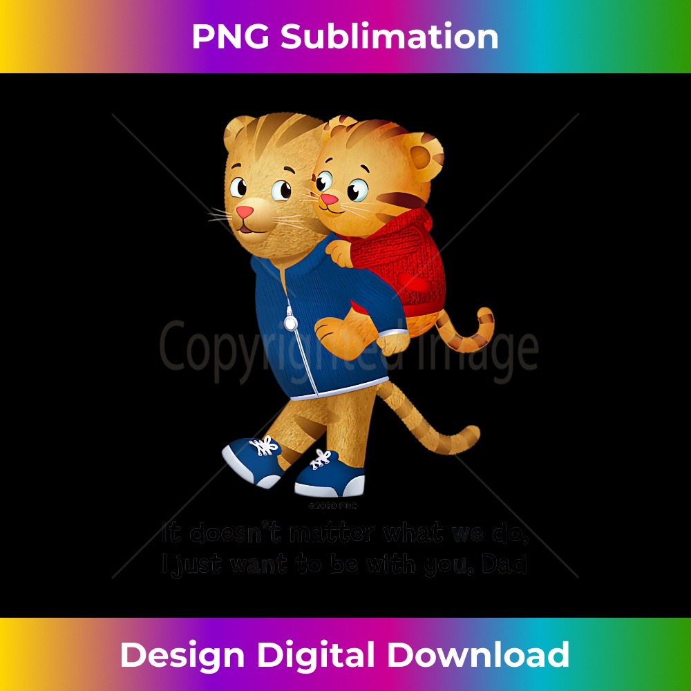 Daniel Tiger's and Dad Tiger (Light ) - Sleek Sublimation PN | Inspire ...
