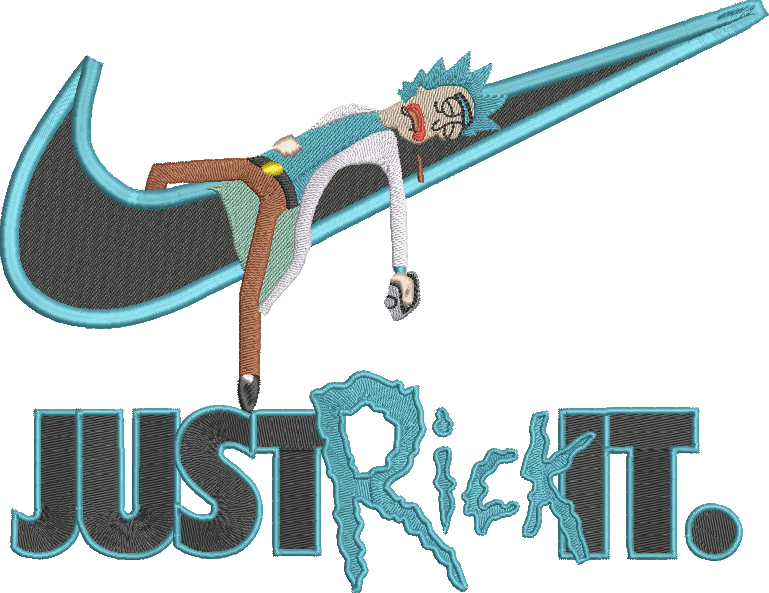 JUST rick IT NIKE embroidery design EMB, DST, PES, JEF - 3 s | Inspire ...
