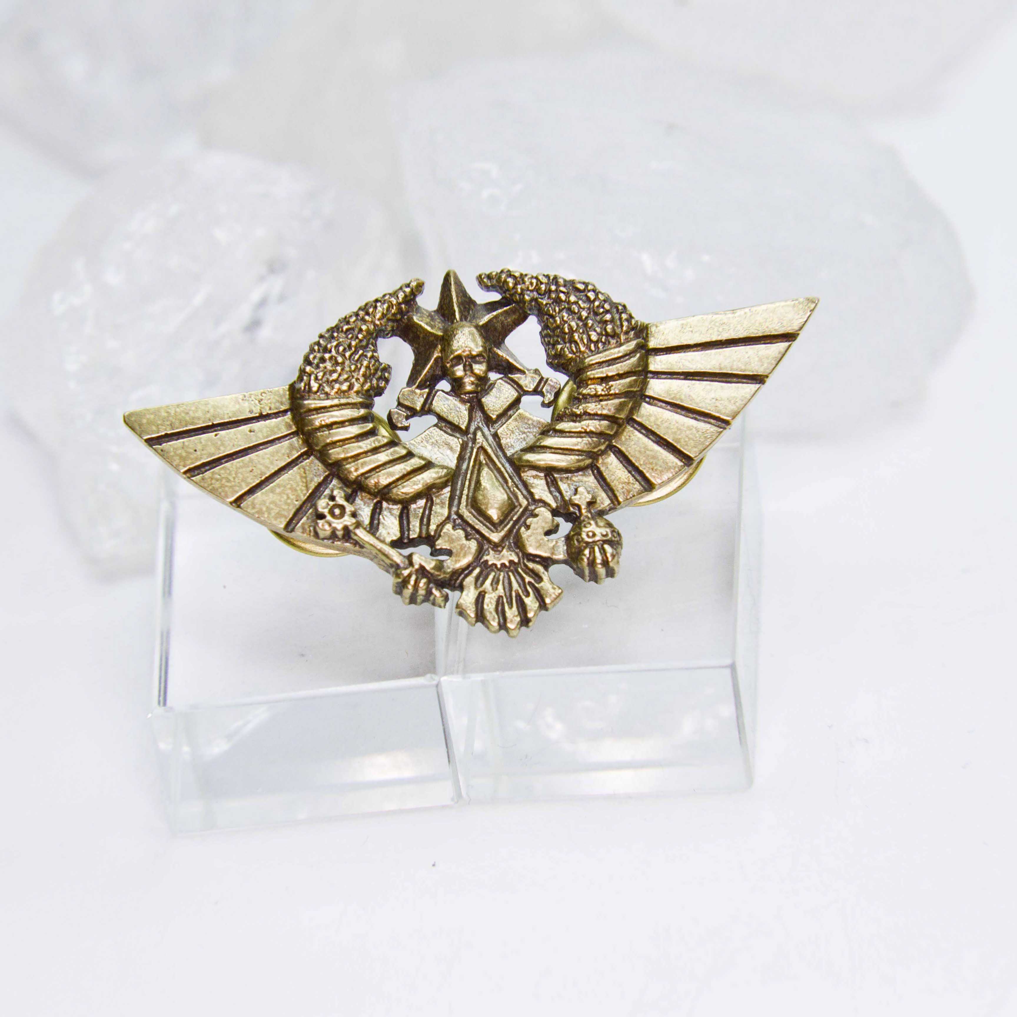 Aquila of the Valhallan Ice Warriors Badge (Solid Brass) | Inspire Uplift