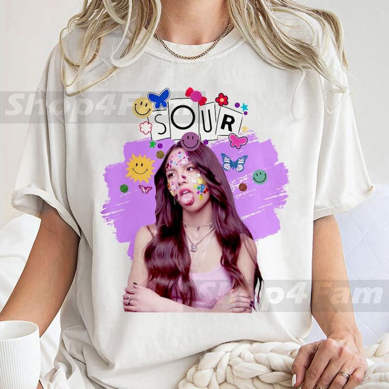 Olivia Rodrigo Sour Shirt, Olivia Rodrigo T-Shirt, Sour Albu | Inspire ...
