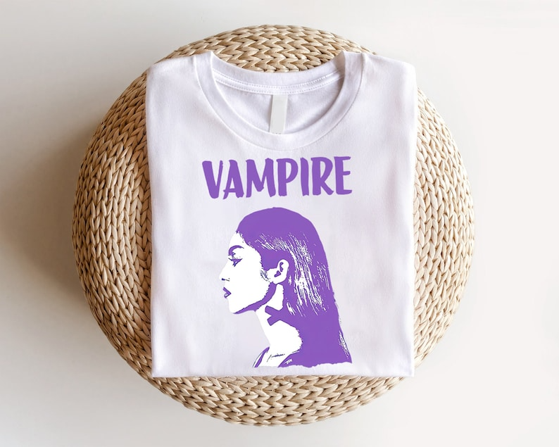 Olivia Rodrigo Vampire Purple Shirt, Olivia Rodrigo Vampire | Inspire ...