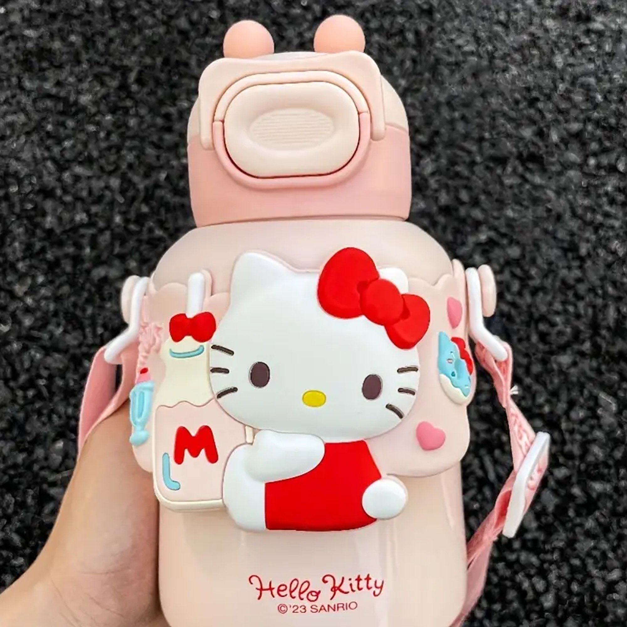 Hellokitty 23.67oz Cute Water Bottle, Portable Food Grade Pl | Inspire ...