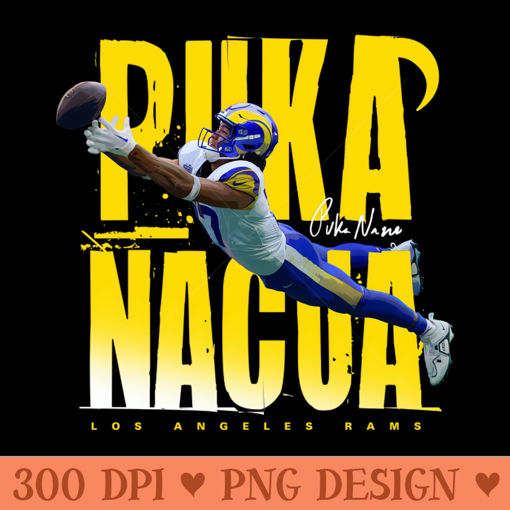 Puka Nacua - PNG Graphics | Inspire Uplift