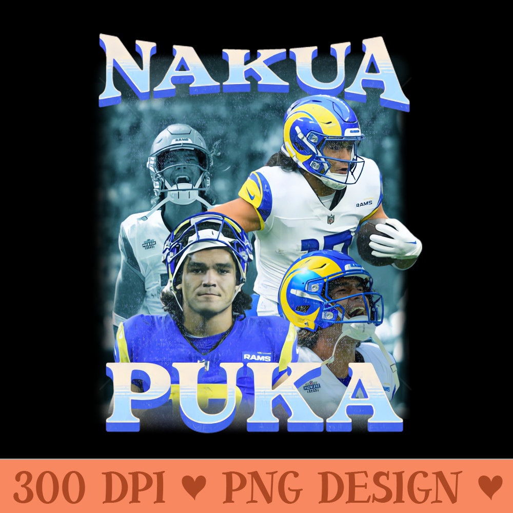 Puka Nacua Vintage Style - PNG Download Bundle | Inspire Uplift