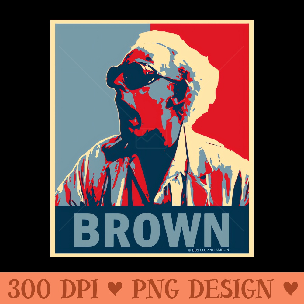 Back to the Future - Doc Brown - PNG Artwork | Inspire Uplift