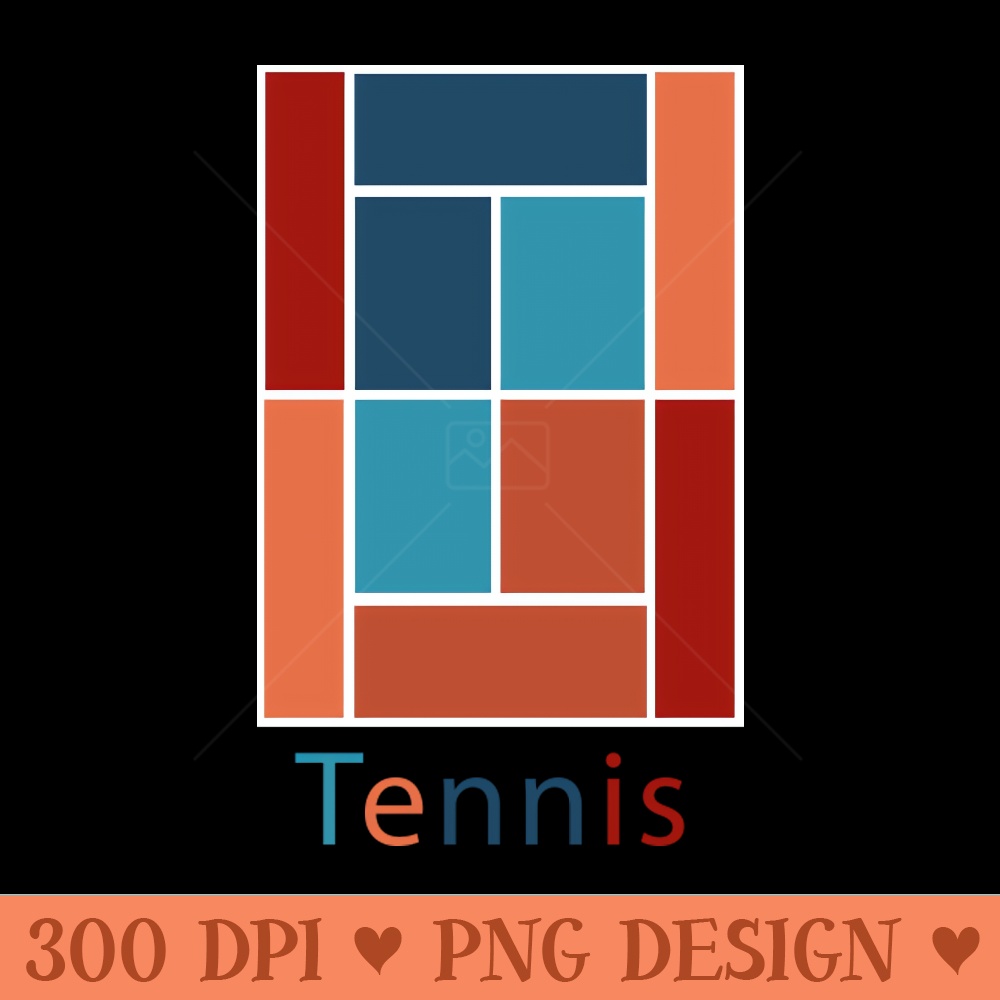 TENNIS COURT - Digital PNG Art | Inspire Uplift