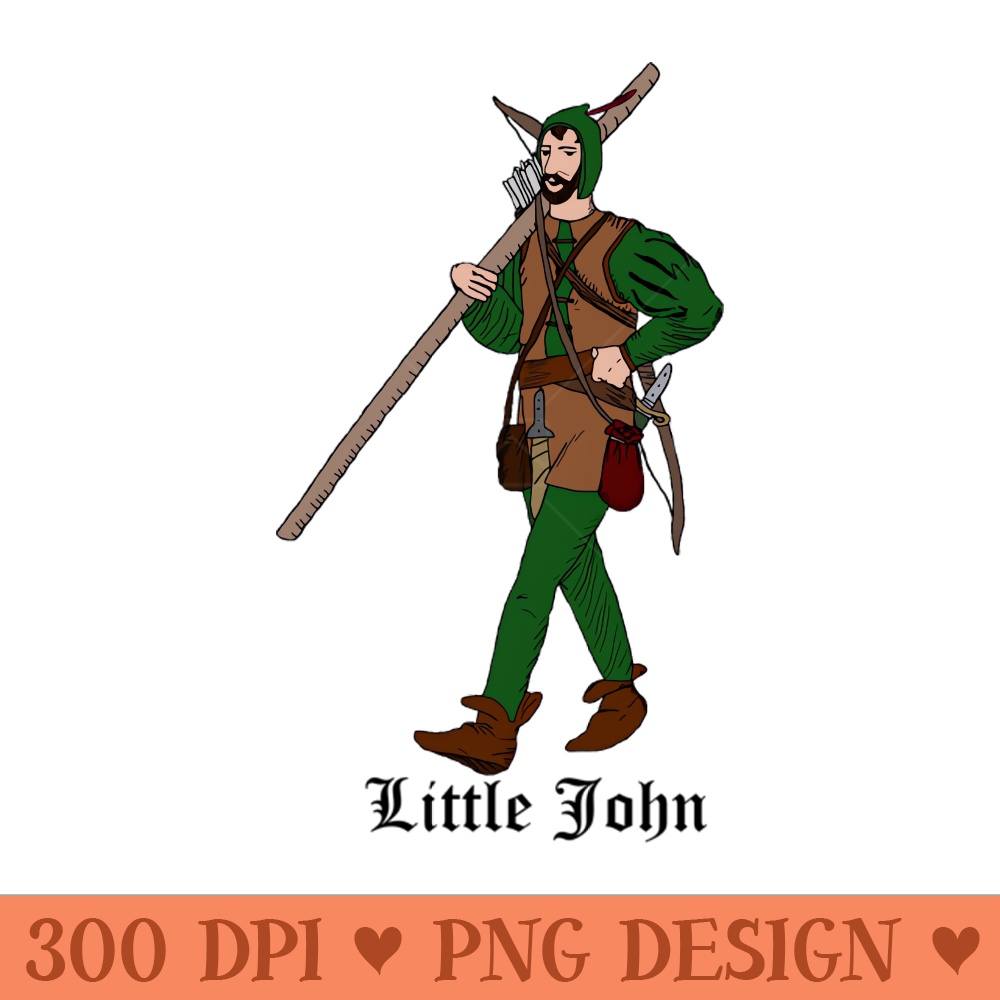 Little John with quarterstaff - PNG Download Collection | Inspire Uplift