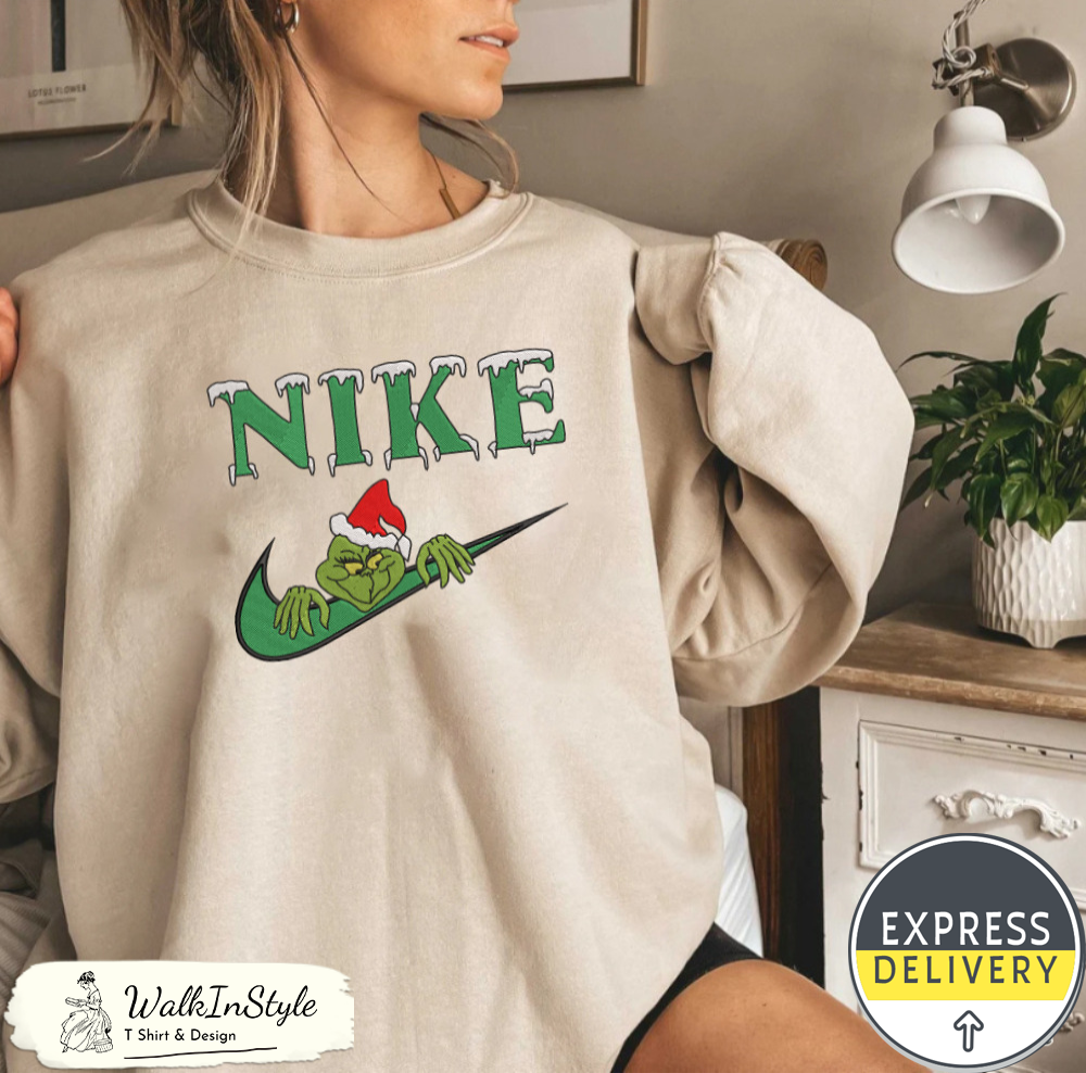 Nike Grinch Emboired Sweatshirt | Inspire Uplift