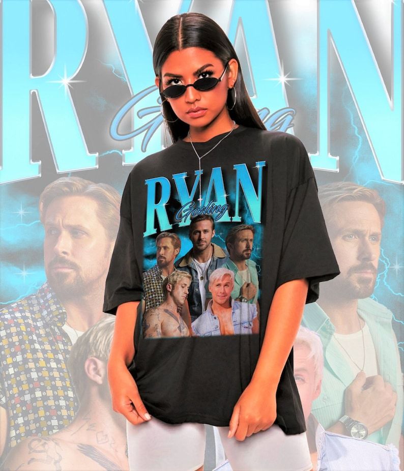 Retro Ryan Gosling Shirt -Ryan Gosling Homage Tshirt,Ryan Go - Inspire ...