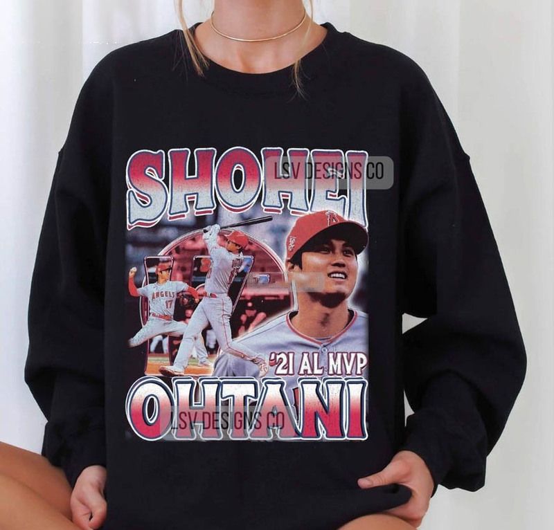Shohei Ohtani Vintage 90s Shirt, Shohei Ohtani Bootleg Retro - Inspire ...
