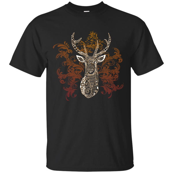 Deer Zentangle Style T Shirts | Inspire Uplift