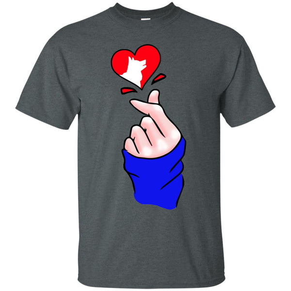 Heart Shape Husky T Shirts | Inspire Uplift