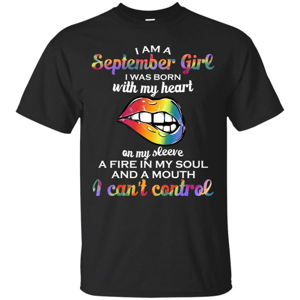 I Am A September Girl T Shirts | Inspire Uplift