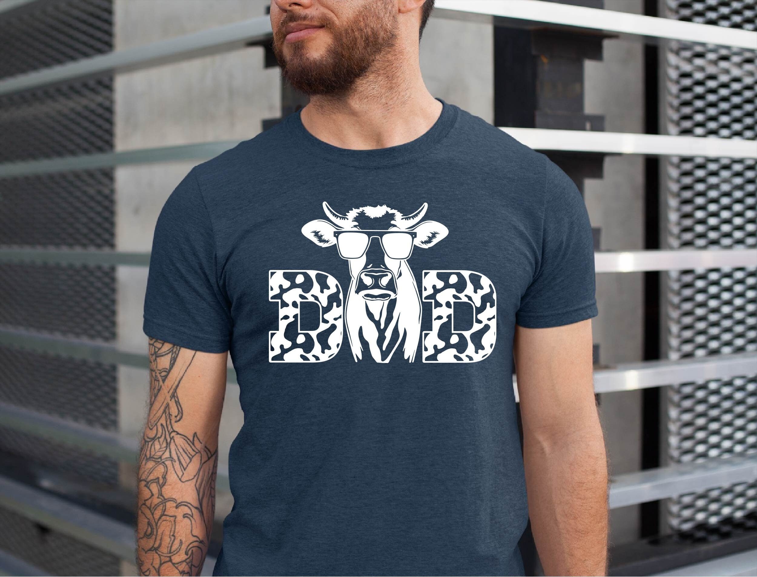 Cow Dad Shirt, Fathers Day Shirt, Best Dad Shirt, Shirt For | Inspire ...