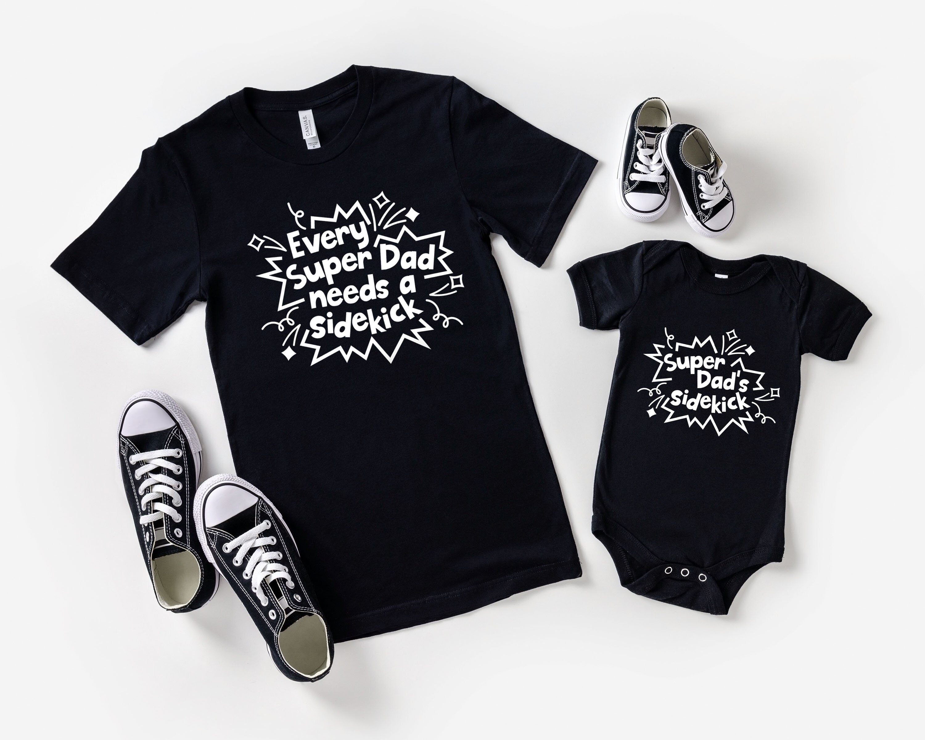 Every Super Dad Needs A Sidekick, Father and Son Shirt, Side | Inspire ...