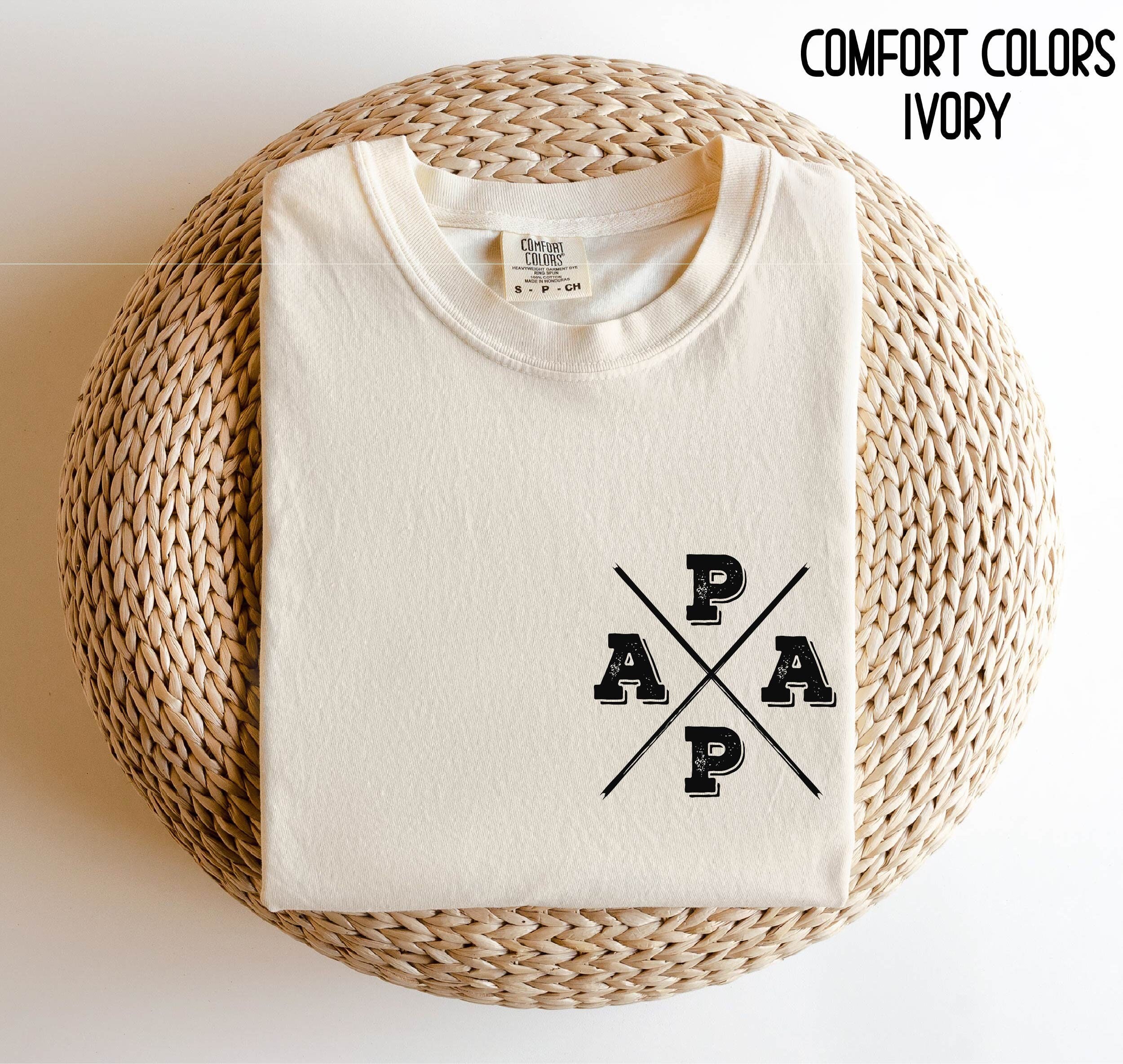 Fathers Day Gift for Papa ,Papa Shirt ,Comfort Colors Papa S - Inspire ...