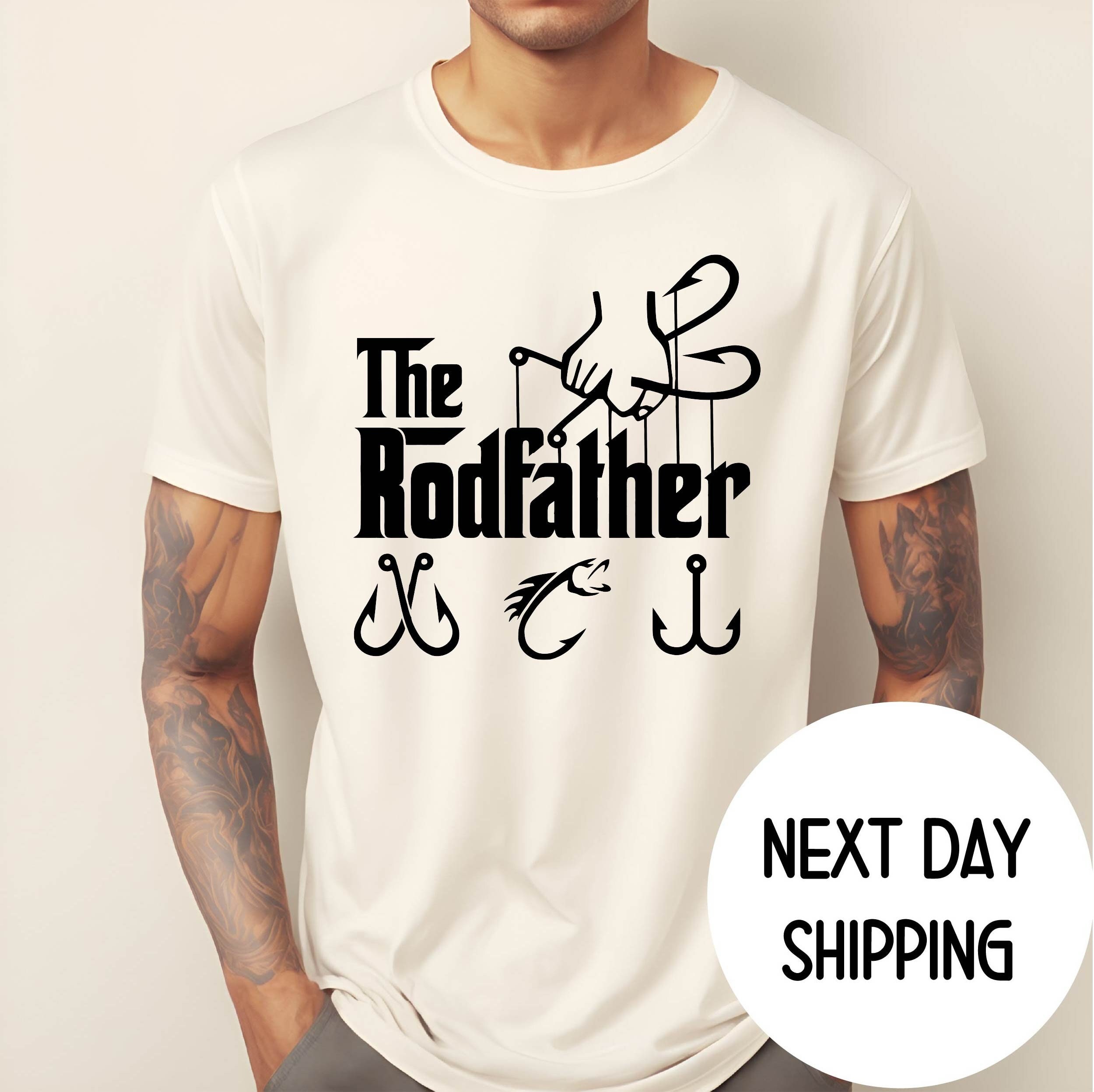 Gift for Fisherman Dad Father Grandpa, The Rodfather Shirt , | Inspire ...