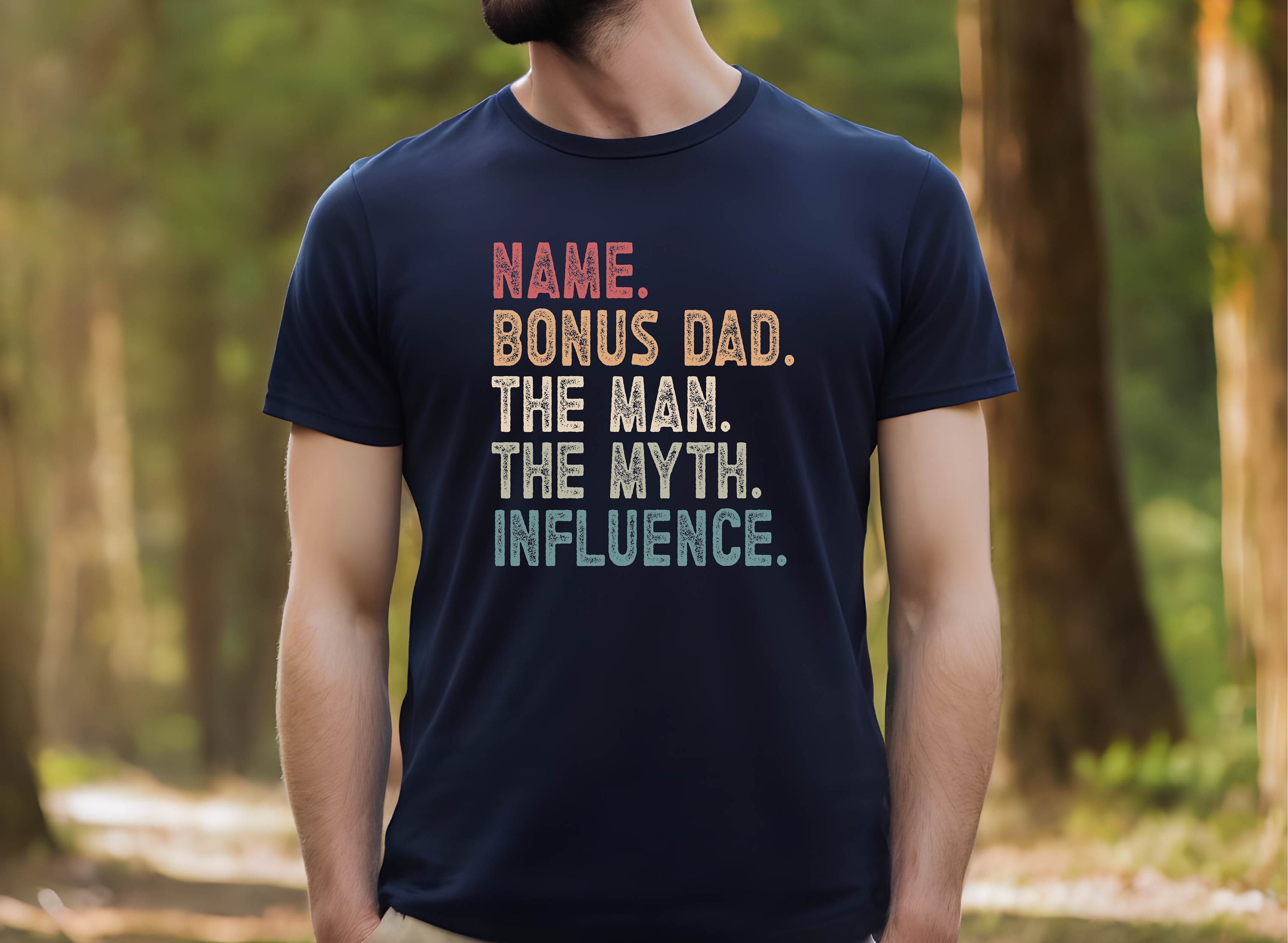Gift for Bonus Dad Shirt , Bonus Dad T-Shirt,Fathers Day Gif | Inspire ...