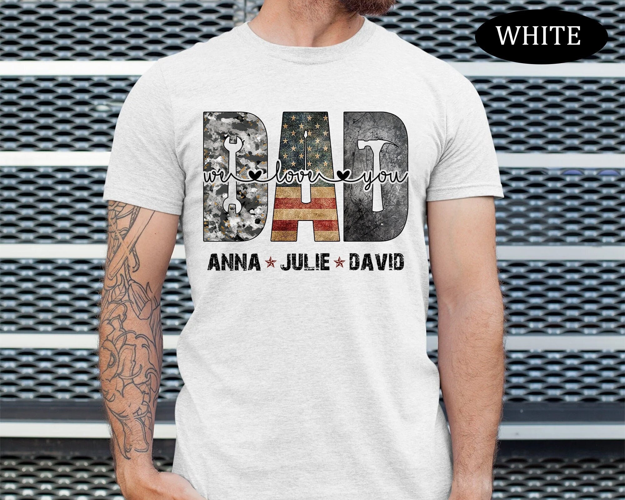 Personalized Dad Shirt, Fathers Day Tshirt, Daddy Shirt, Fat | Inspire ...