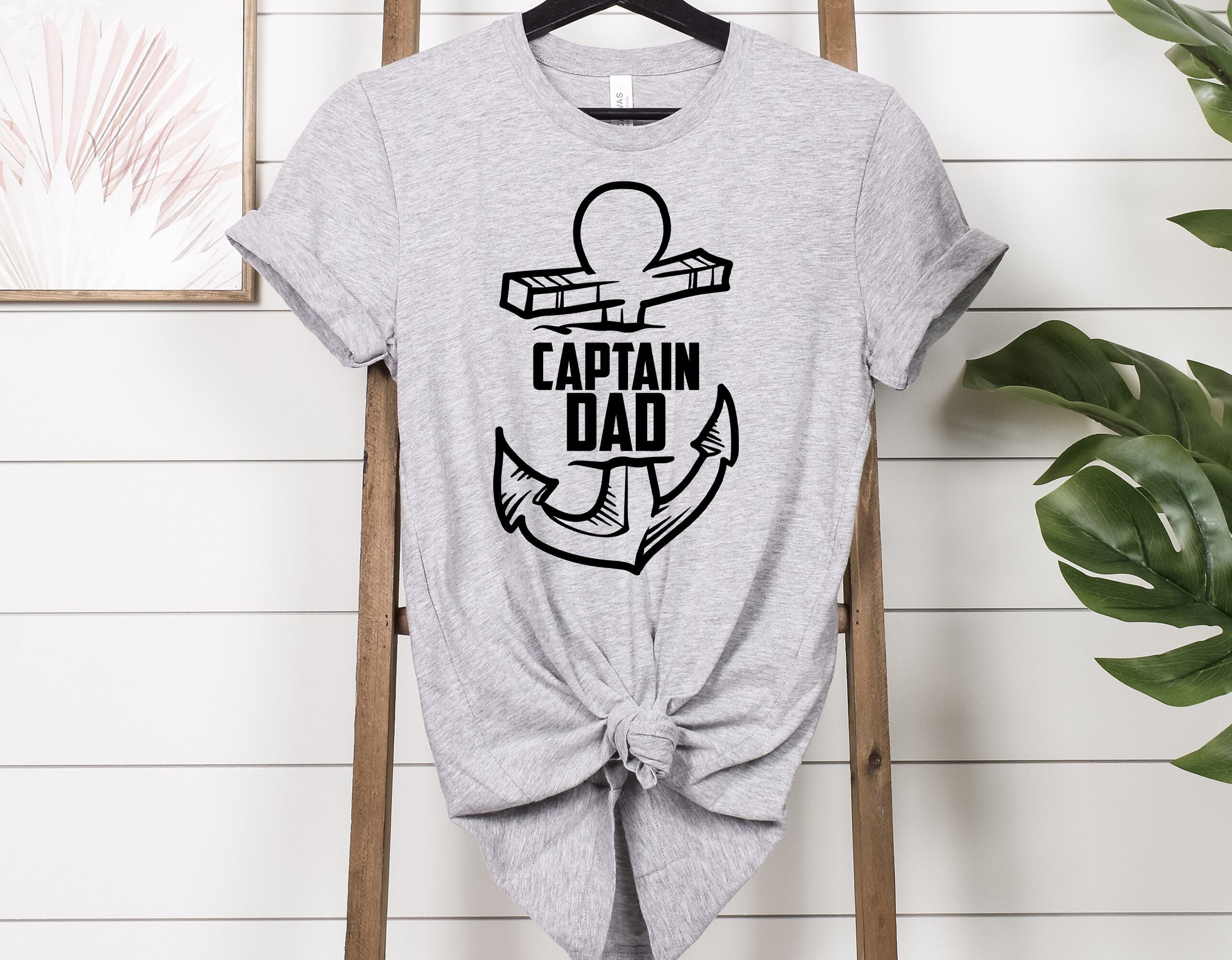 Captain Dad Shirt, Fathers Day Shirt, Dad Birthday Shirt, Sa | Inspire ...