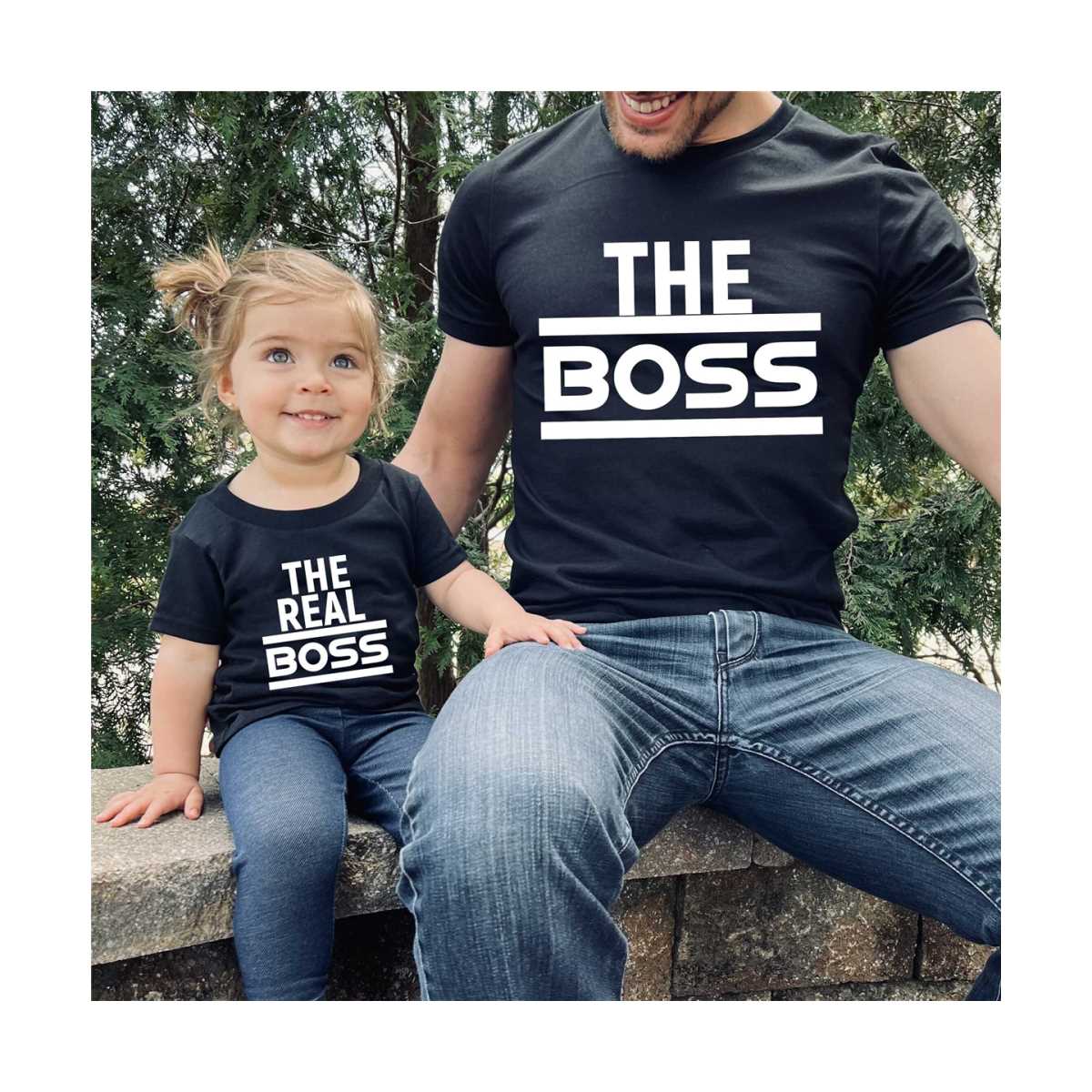 The Boss The Real Boss TShirt, Fathers Day Shirt, Daddy And | Inspire ...