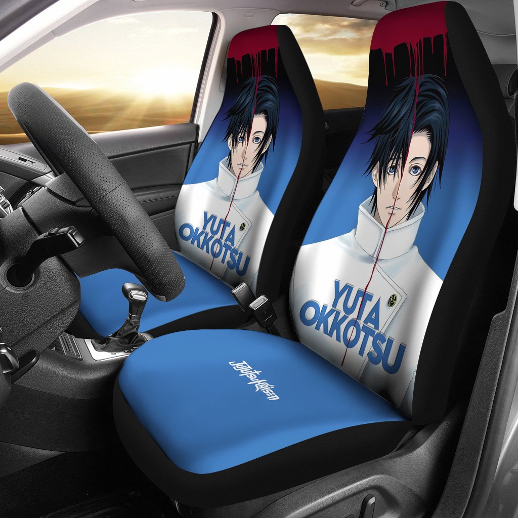 Yuta Okkotsu Style Blue Jujutsu Kaisen Anime Seat Covers | Inspire Uplift