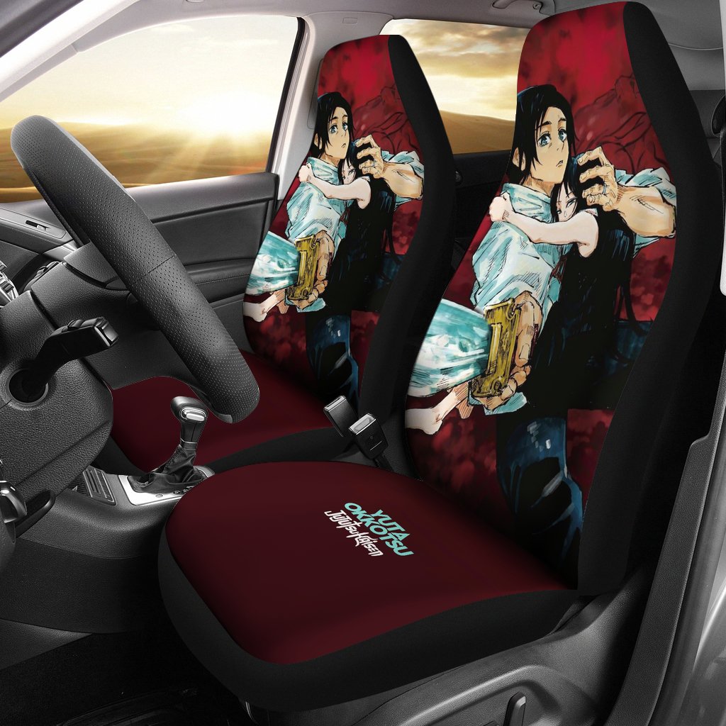 Yuta Okkotsu Couple Car Seat Covers Jujutsu Kaisen Anime Sea - Inspire ...