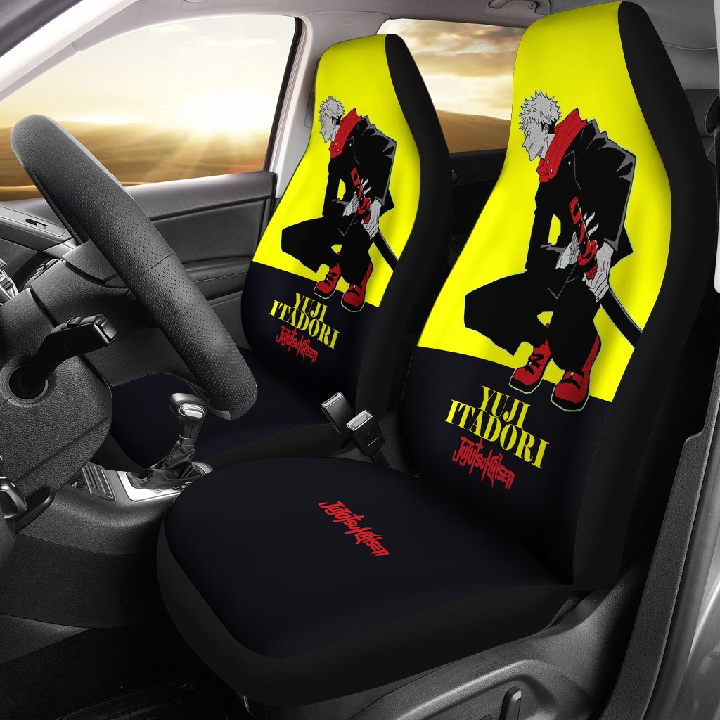 Yuji Itadori Car Seat Covers Fan Jujutsu Kaisen Anime Otaku - Inspire ...