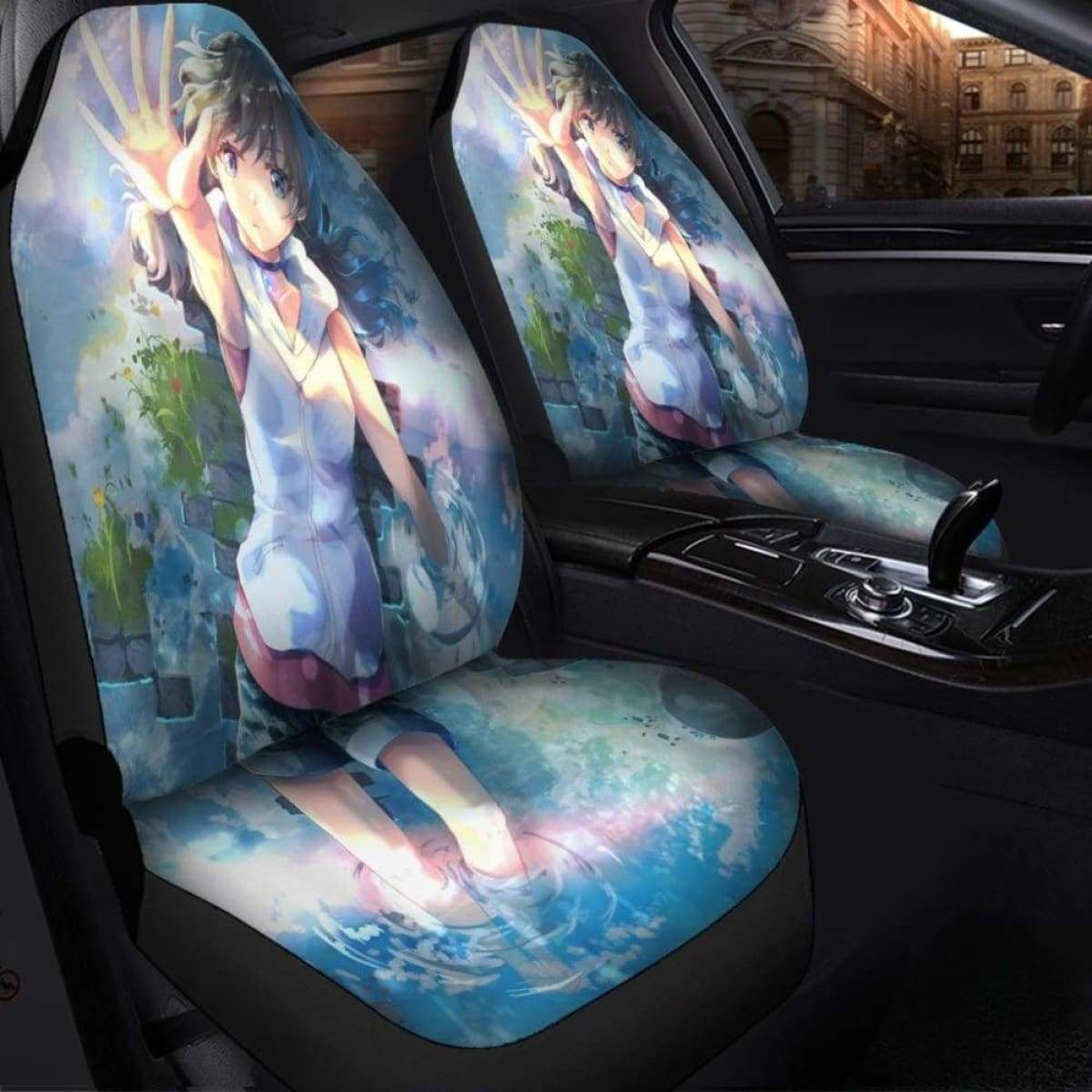Weathering With You Anime Car Seat Covers - Inspire Uplift
