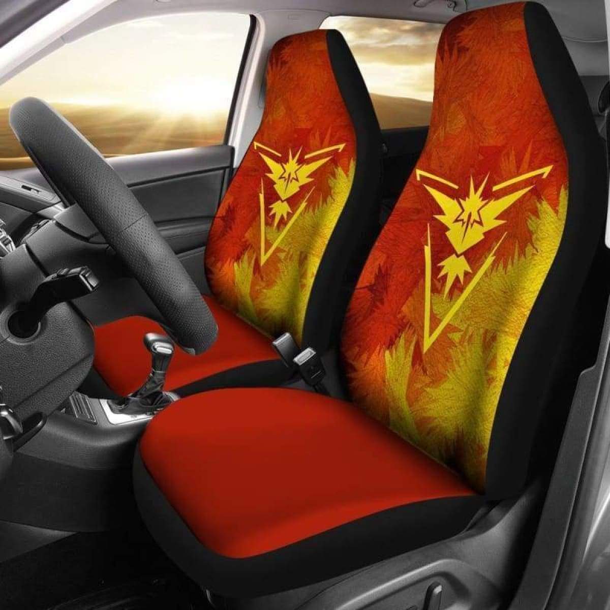 Team Instinct Zapdos Pokemon Car Seat Covers - Inspire Uplift