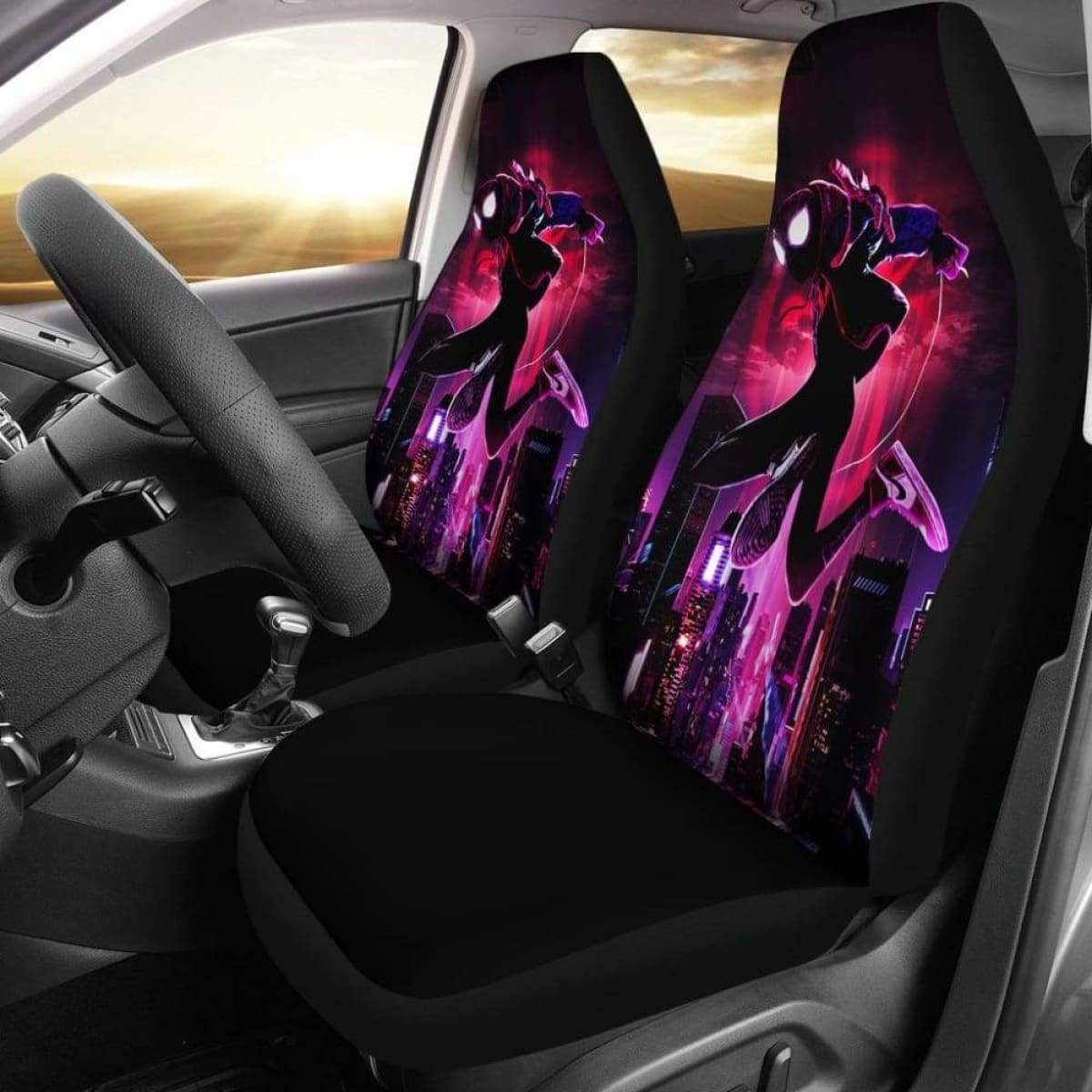 Spider Man Into The Spider Verse Car Seat Covers | Inspire Uplift