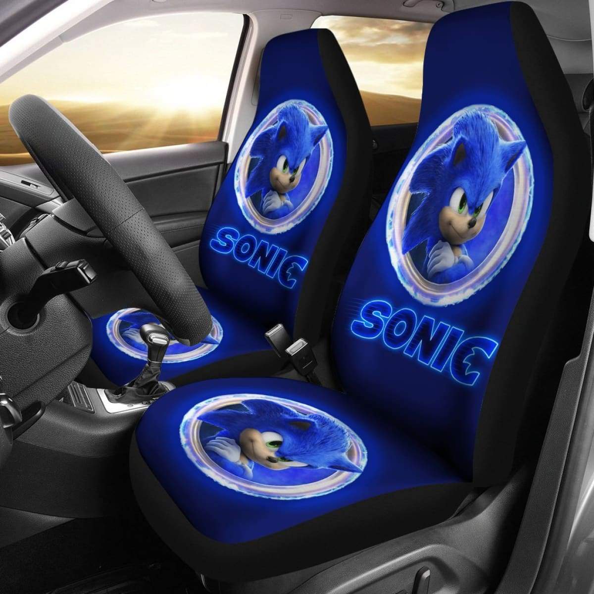 Sonic Car Seat Covers Sonic The Hedgehog Movie | Inspire Uplift