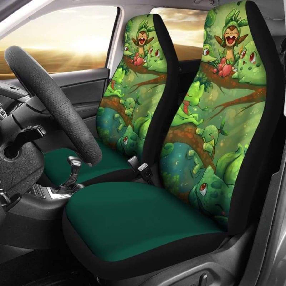 Pokemon Grass Car Seat Covers | Inspire Uplift