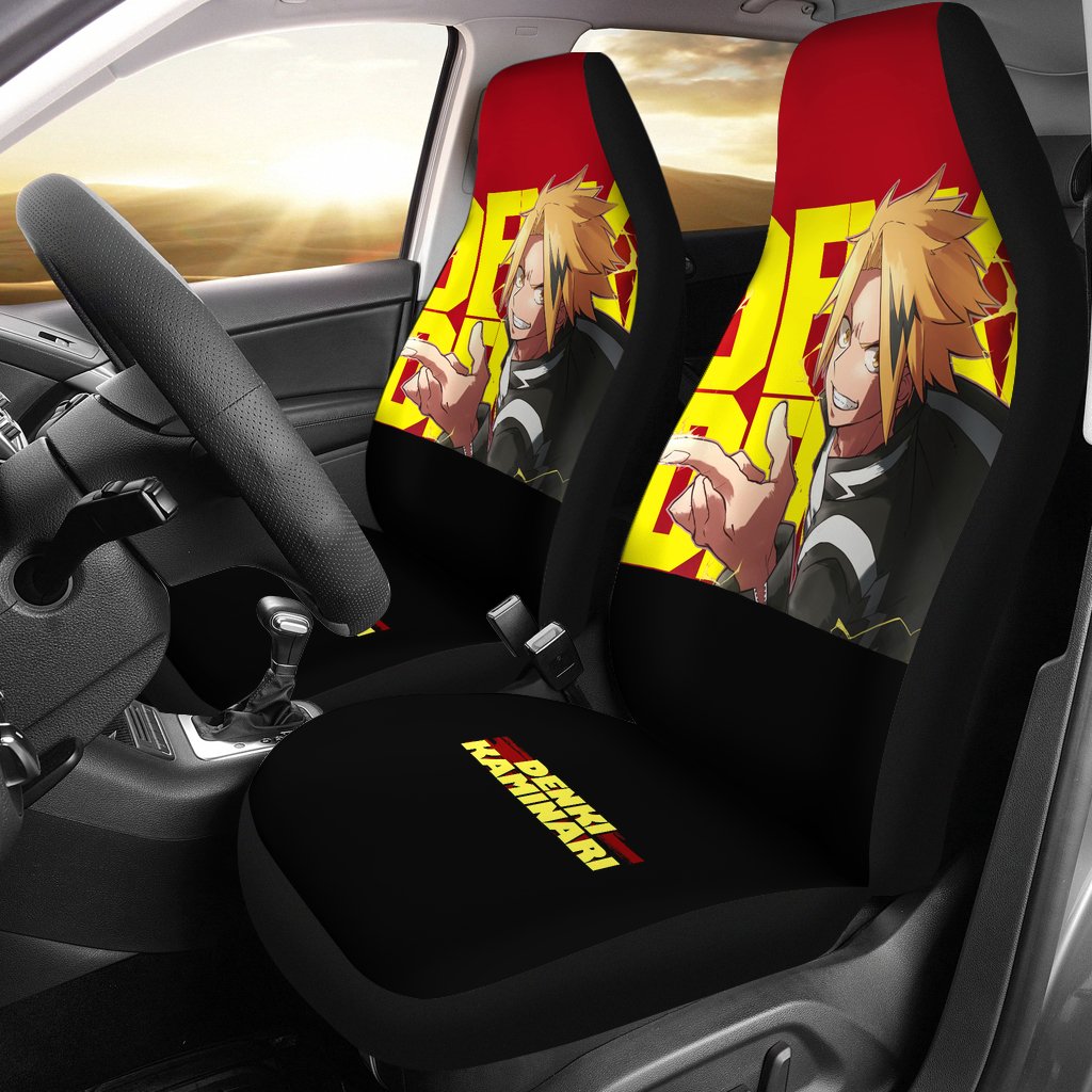 My Hero Academia Anime Car Seat Covers Denki Kaminari Seat - Inspire Uplift