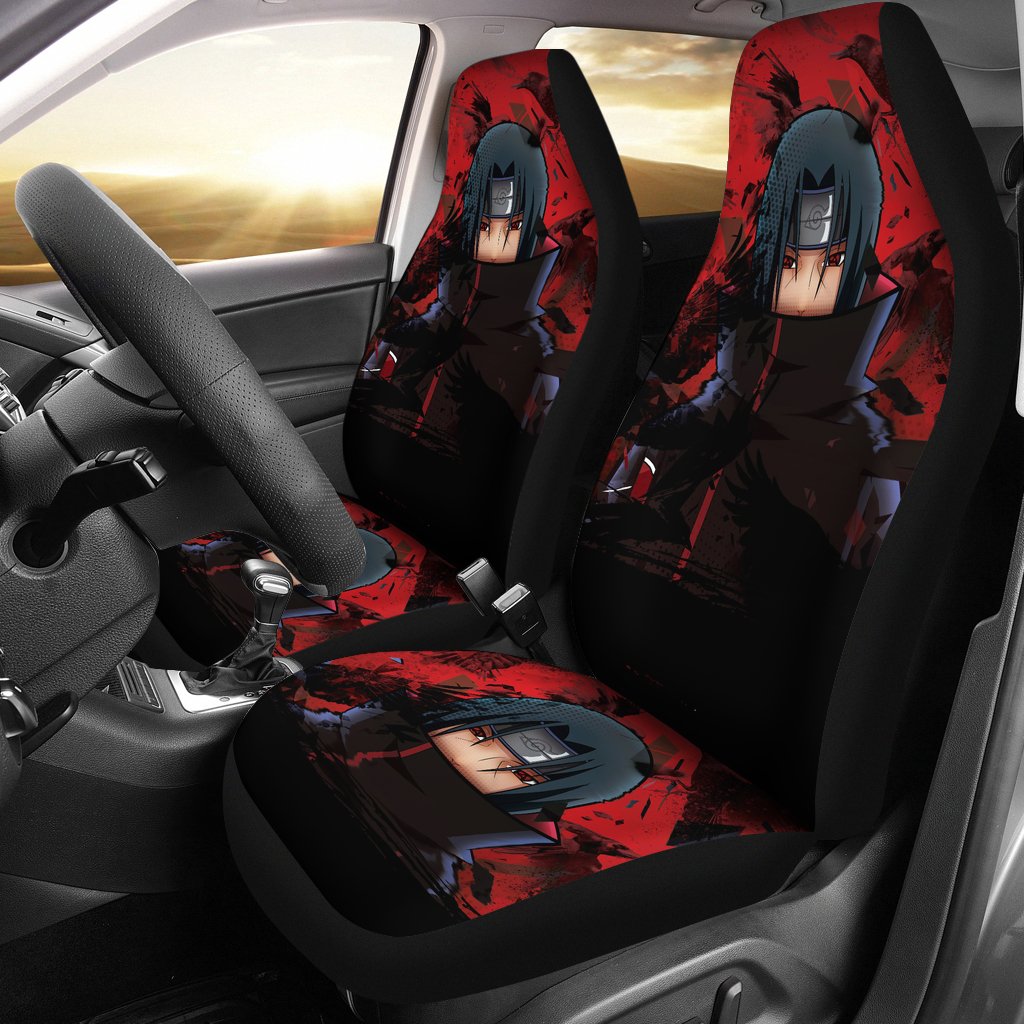 Itachi Uchiha Akatsuki Seat Covers Naruto Anime Car Seat Cov - Inspire ...