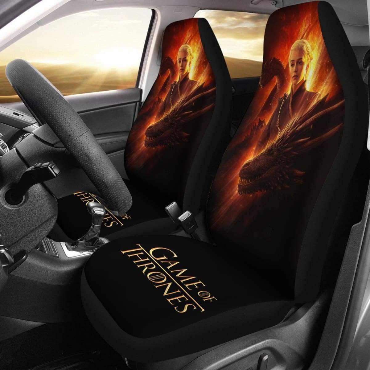 Daenerys Targaryen Car Seat Covers Game Of Thrones | Inspire Uplift