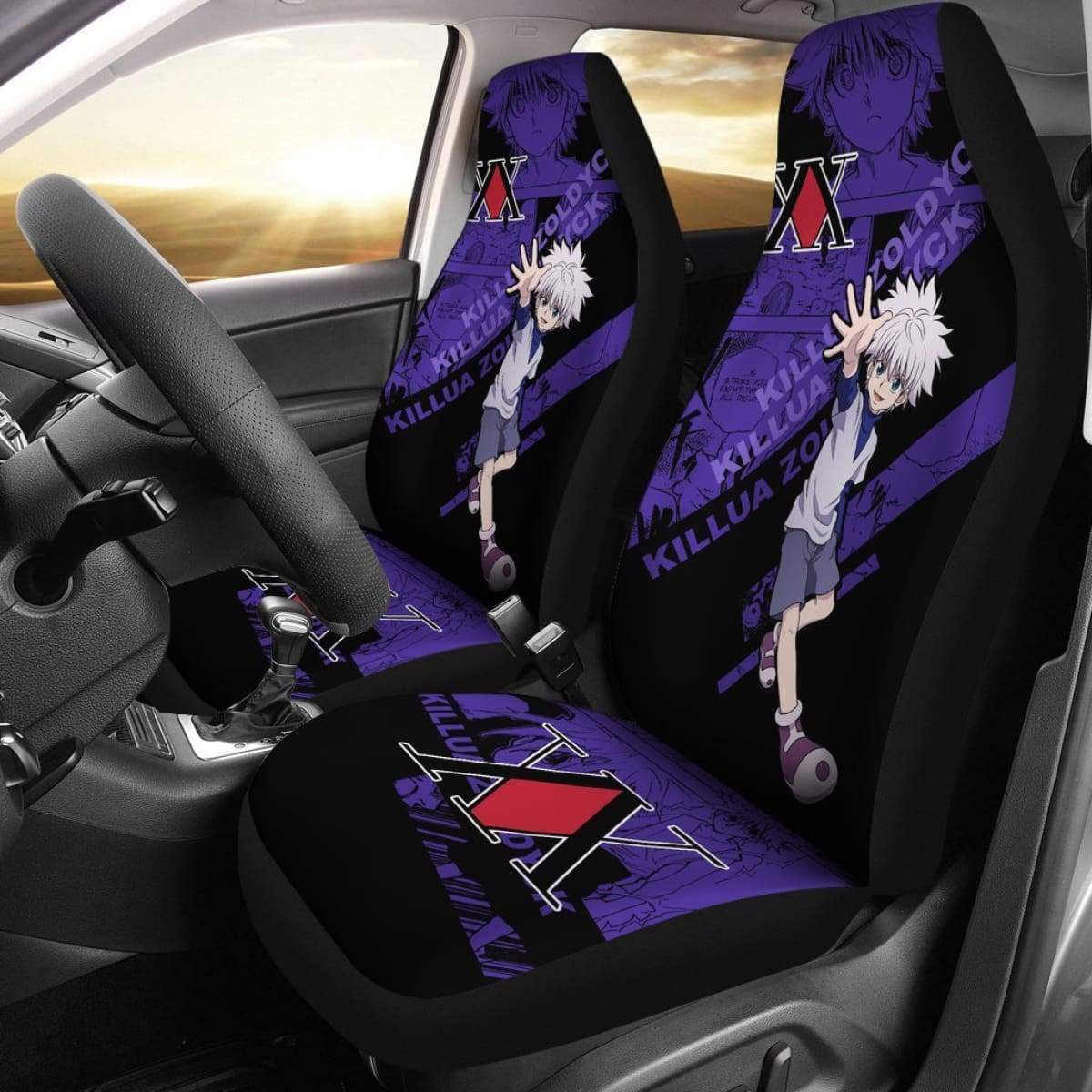 Killua Zoldyck Characters Hunter X Hunter Car Seat Covers An - Inspire ...