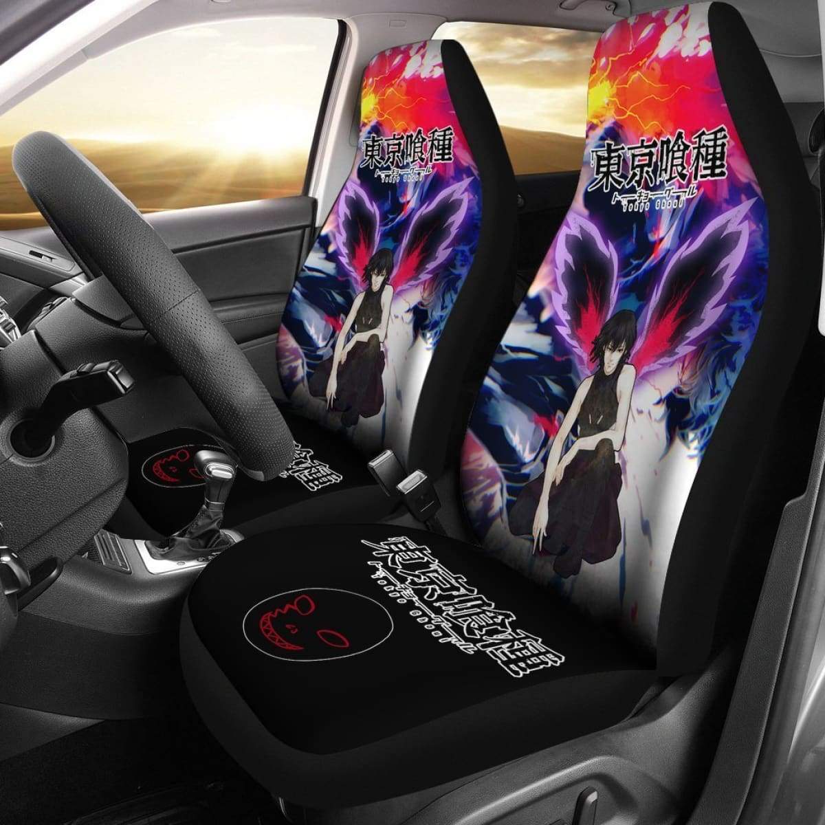 Ayato Kirishima Tokyo Ghoul Car Seat Covers Anime Mixed Mang | Inspire ...
