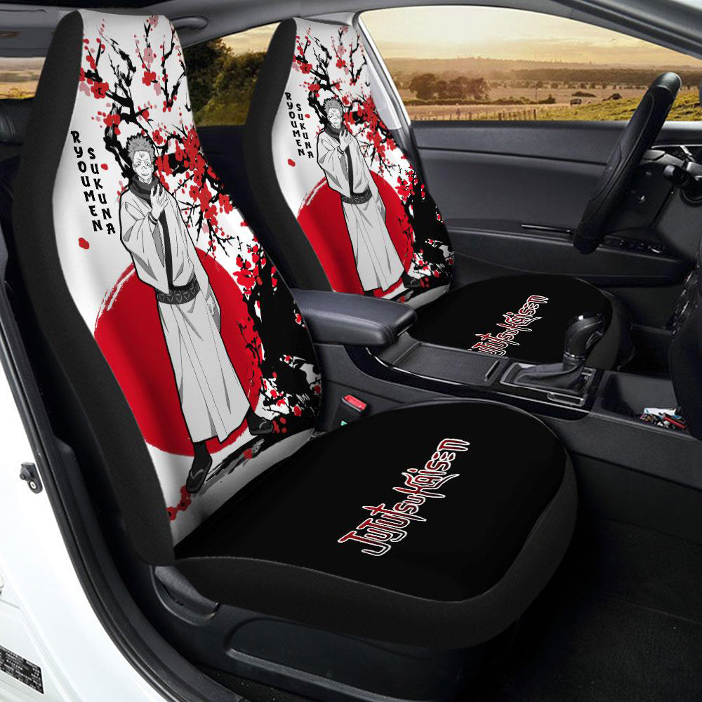 Ryomen Sukuna Car Seat Covers Custom Japan Style Jujutsu Kai - Inspire ...