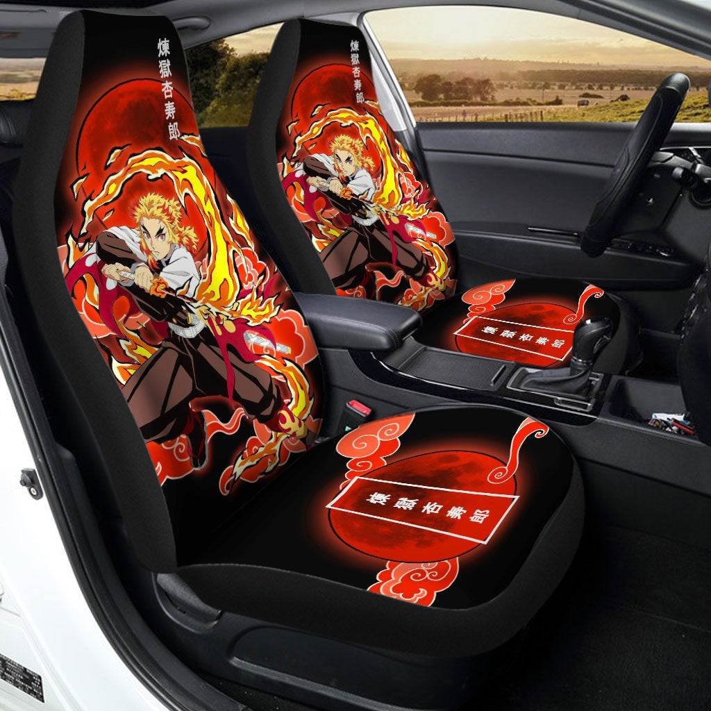 Kyoujurou Rengoku Car Seat Covers Custom Demon Slayer Anime - Inspire ...