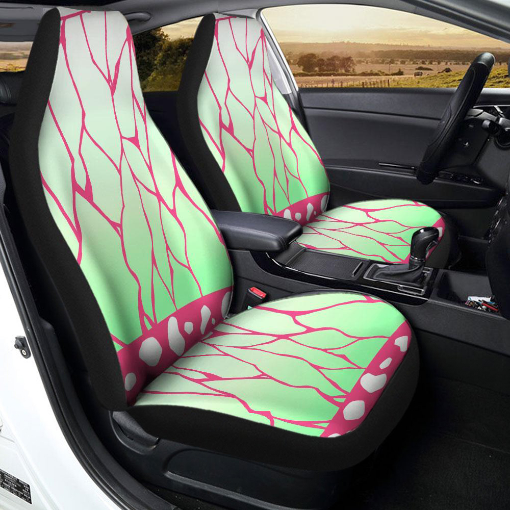 Kanao Uniform Car Seat Covers Custom Demon Slayer Anime Car | Inspire ...