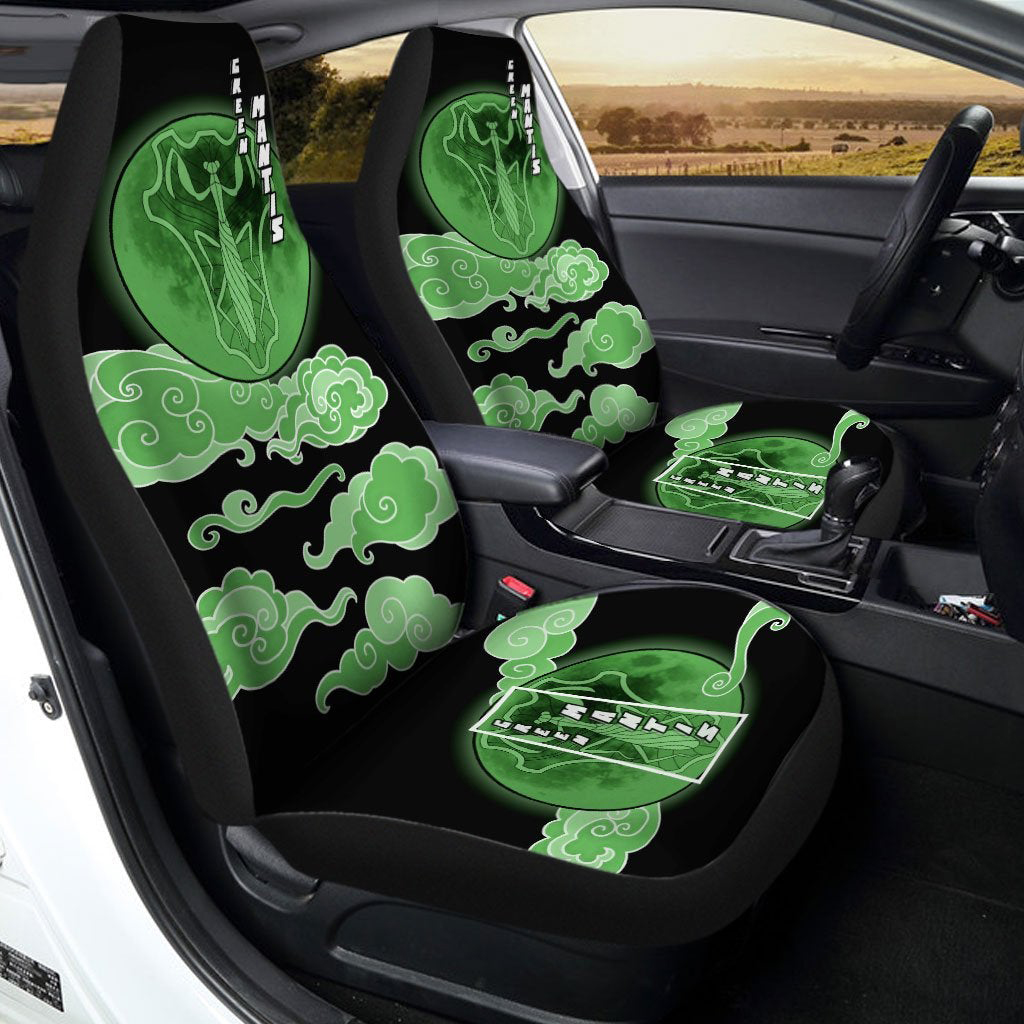 Green Mantis Car Seat Covers Custom Anime Black Clover Car I | Inspire ...