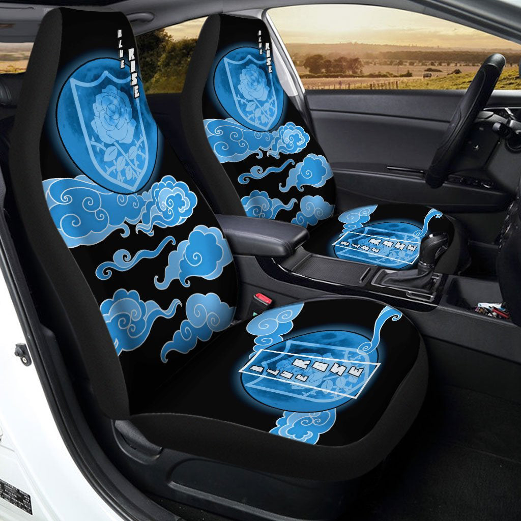 Blue Rose Car Seat Covers Custom Anime Black Clover Car Inte | Inspire ...