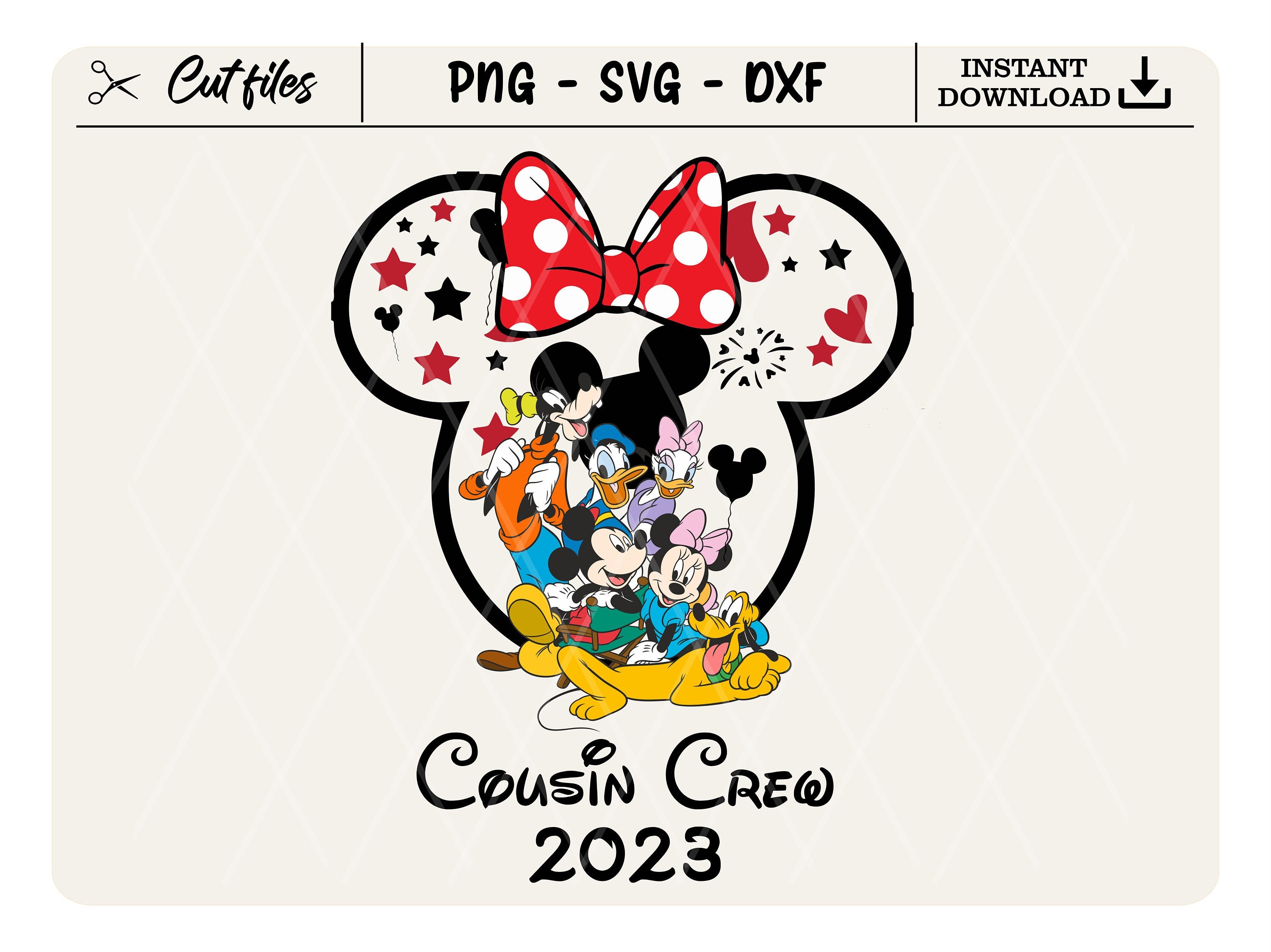 Mouse and Friends Cousin Crew Mouse SVG, Disney svgs, dxf, p | Inspire ...