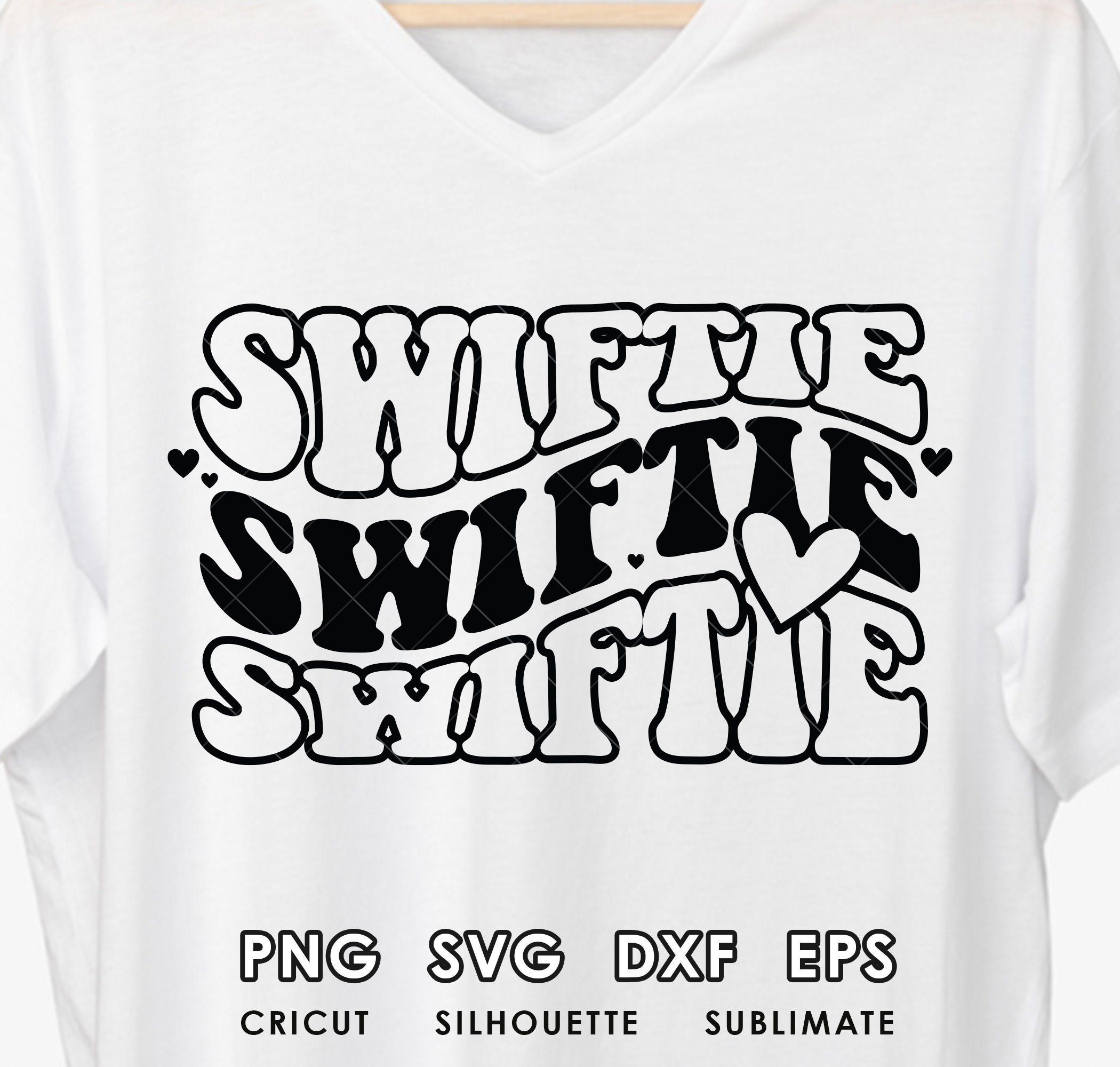 In My Swiftie Era Svg, Png, Wavy Letters design svg, Swiftie | Inspire ...