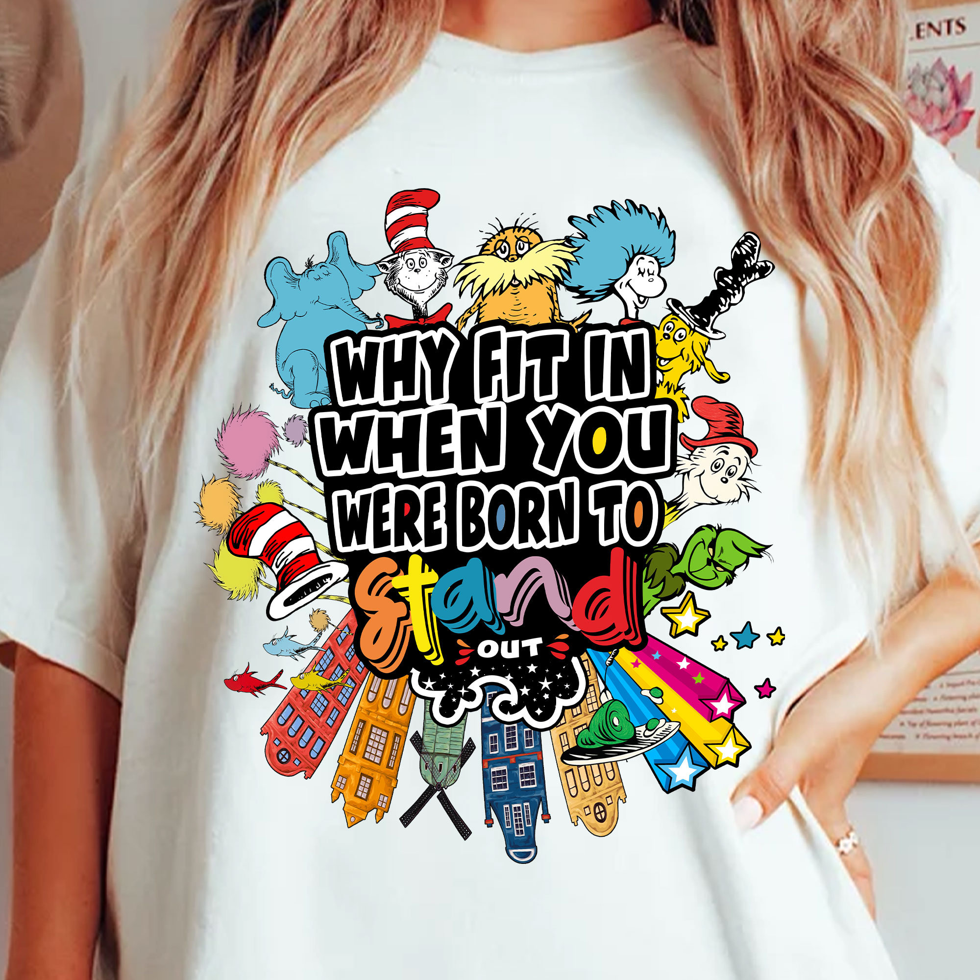 Dr. Seuss Png, Why Fit In When You Were Born To Stand Out Pn | Inspire ...