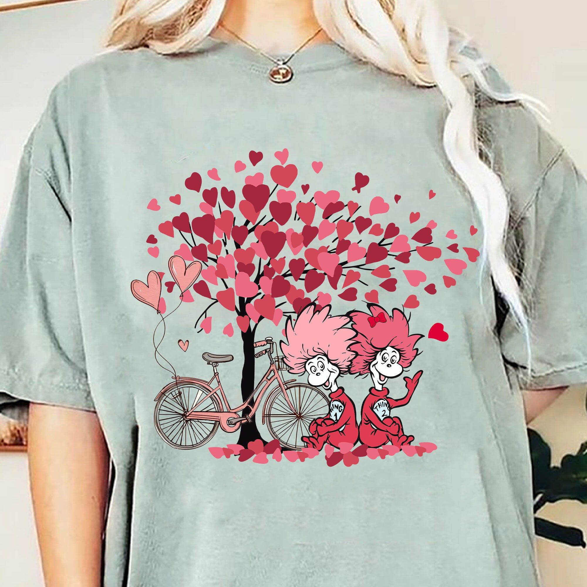 Valentine Tree Heart Png, Thing 1 Thing 2 Png, Dr.Seuss Png, | Inspire ...