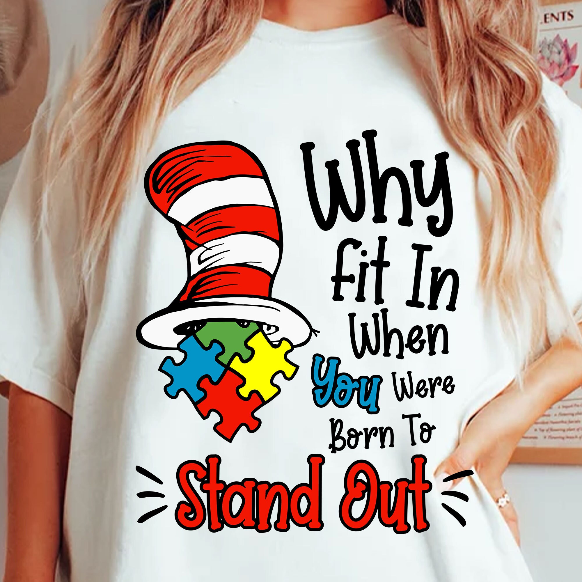 Why Fit In When You Were Born To Stand Out Svg, Dr. Seuss Sv | Inspire ...