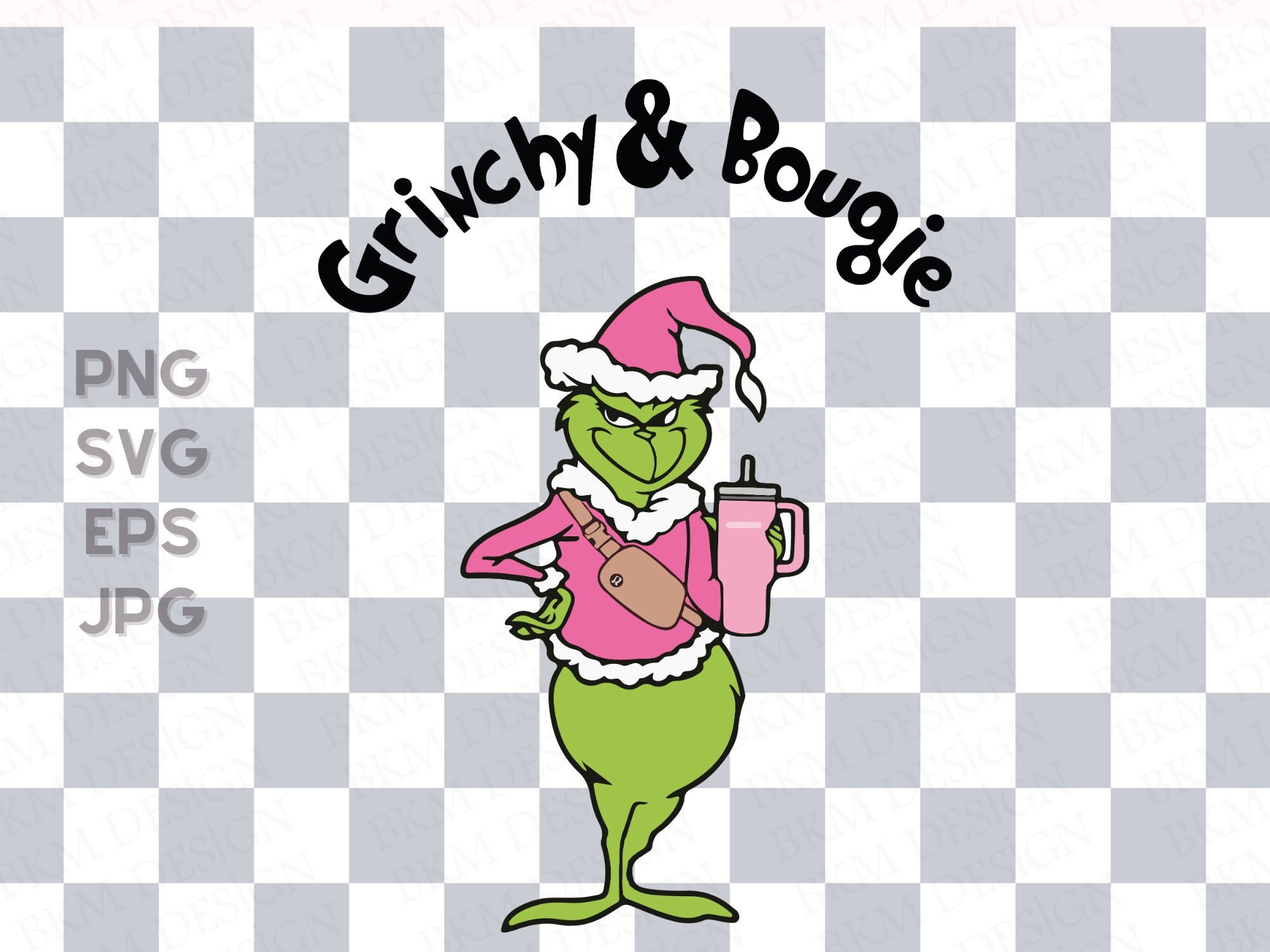 Bougie Grinch svg, Grinchy on the inside but bougie on the o | Inspire ...